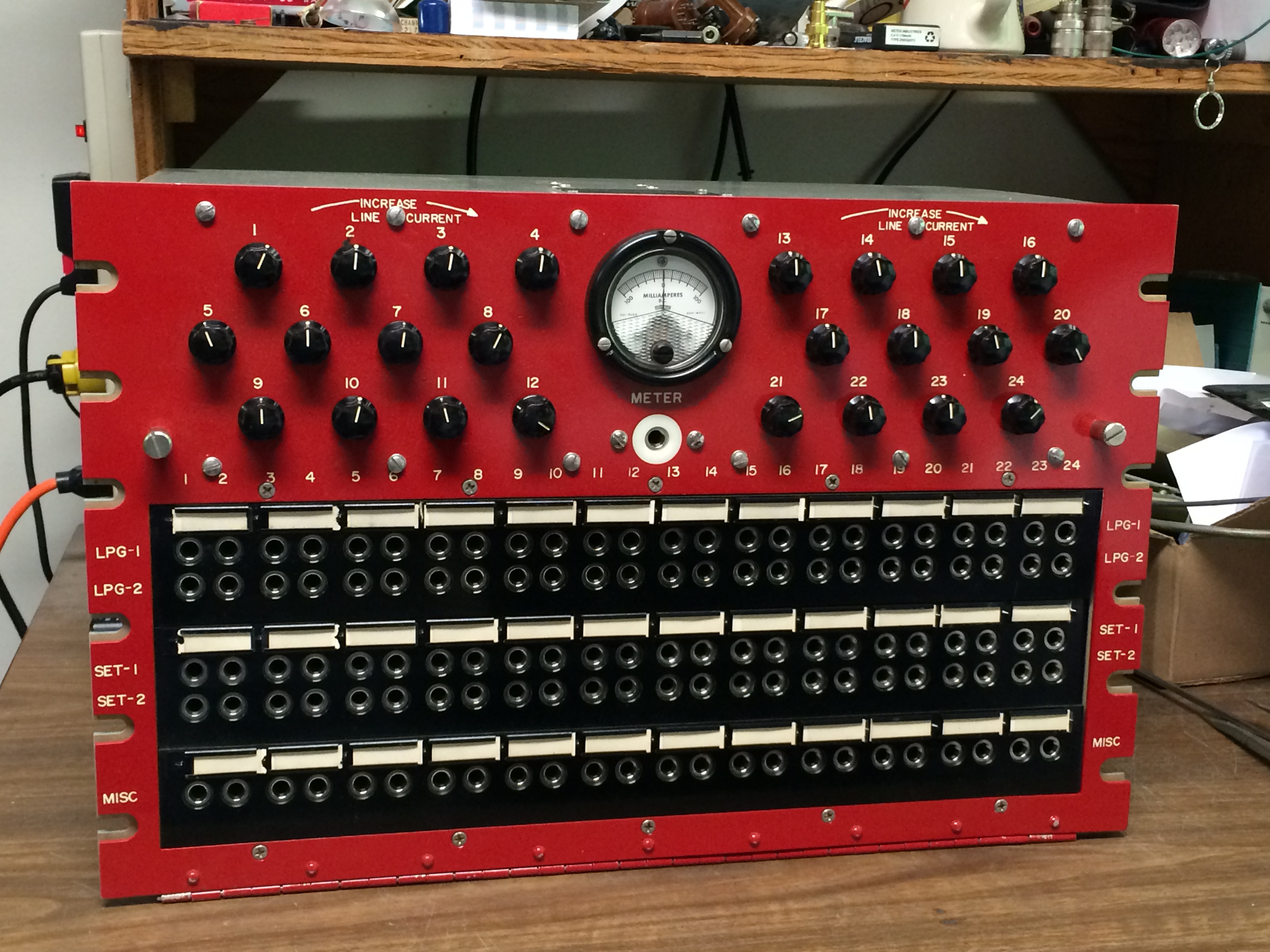 US Navy RTTY Equipment - Control & Patch Panels